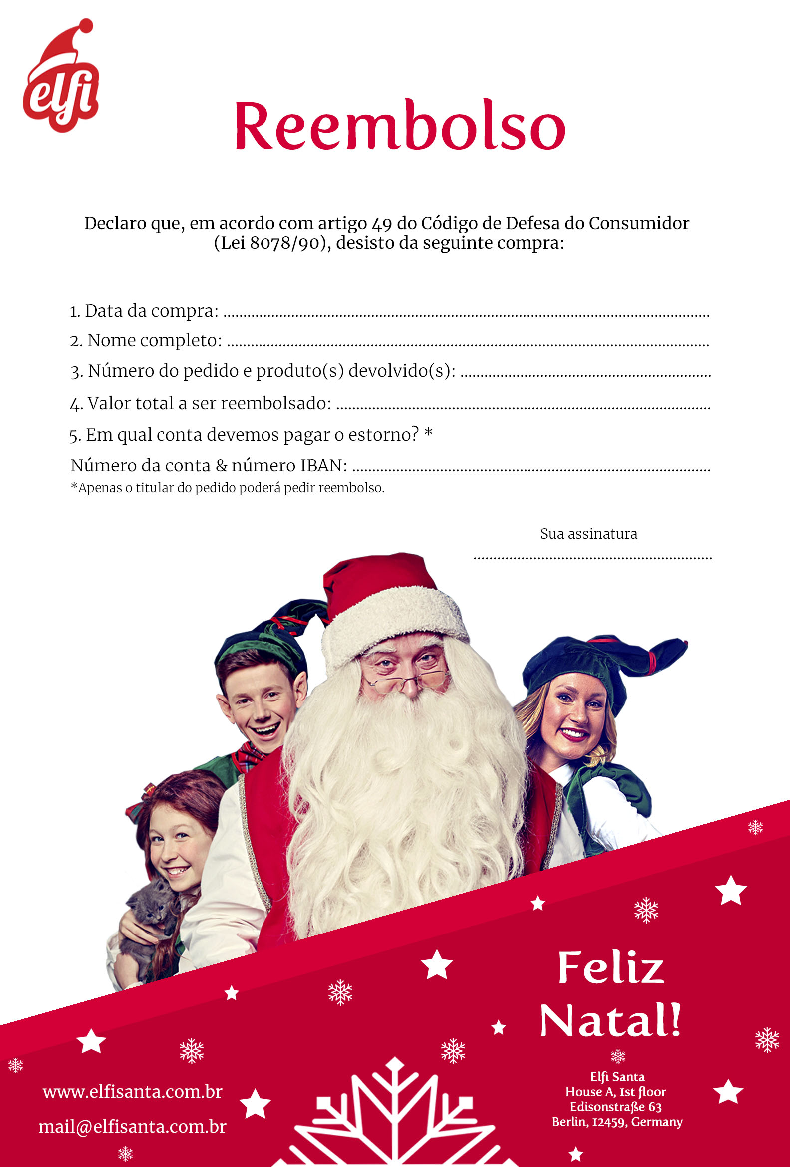 Elfi Santa - Cartas e Vídeos Originais do Papai Noel